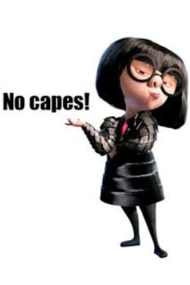 Take off the cape – Desiring for More
